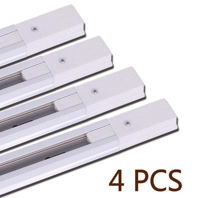 4 stuks LED track rail 2 Draad Universele Rail Con... – Grandado