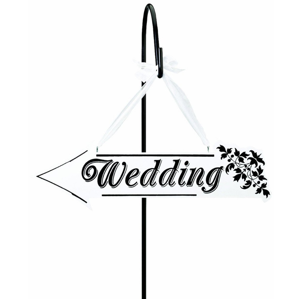 1pcs Wedding Directional Signage White Wood Word W... – Grandado