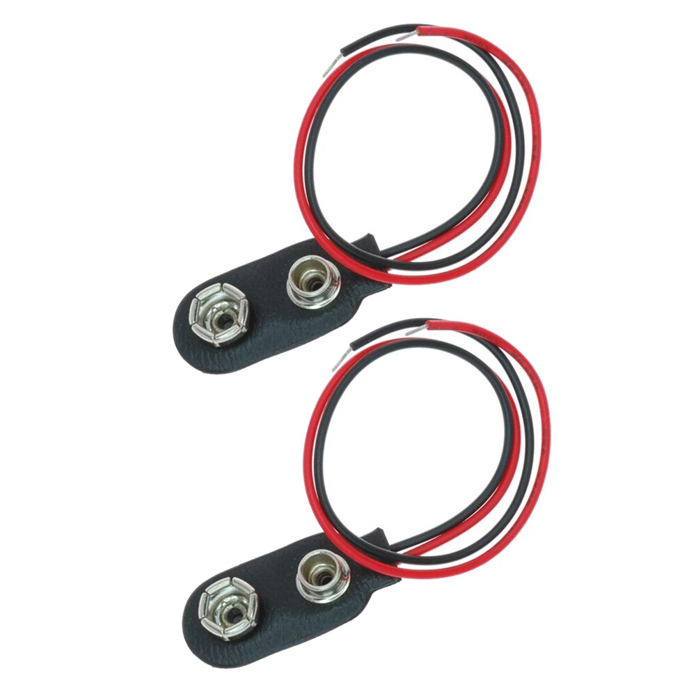 2PCS Connector Clips Clamp For 9V Battery (6F22) A... – Grandado