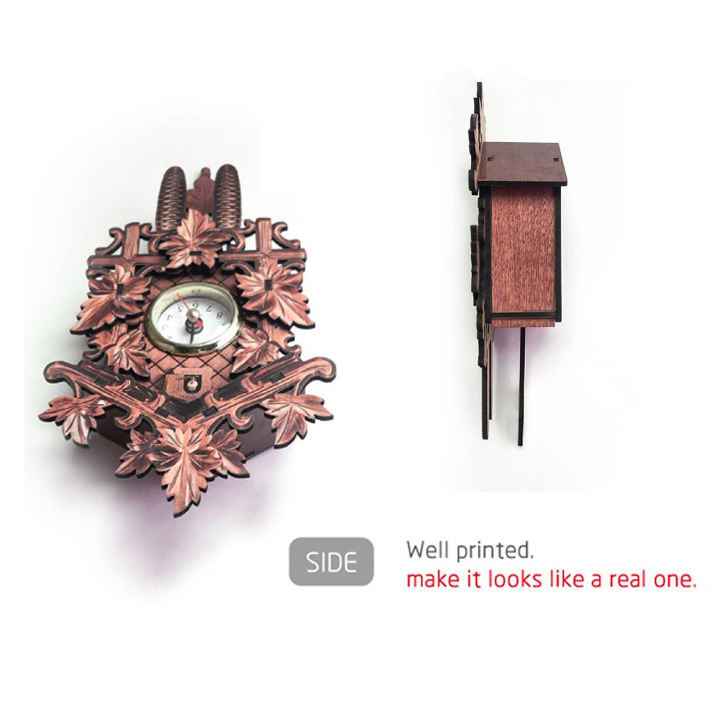 German Black Forest Style 3D Wooden Wall Clock Han... – Vicedeal