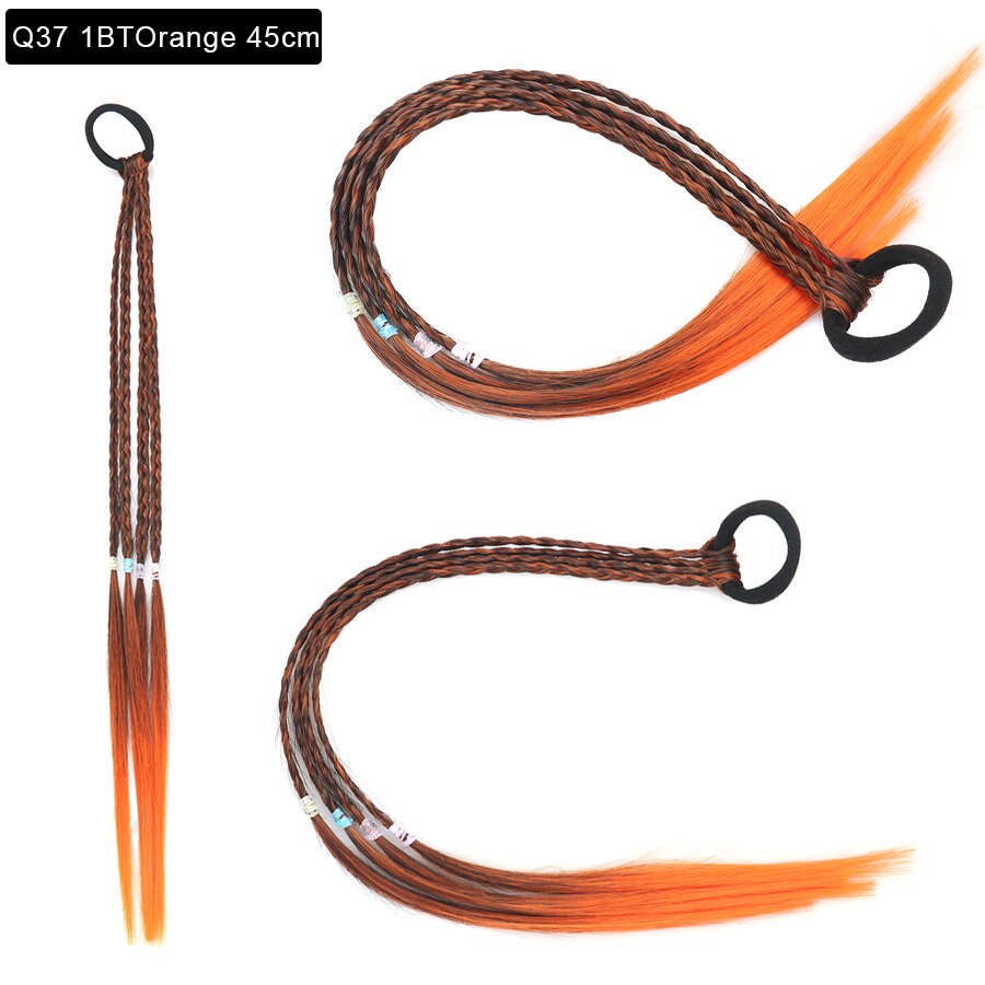 synthetic overhead tail for girl colored strands o... – Grandado