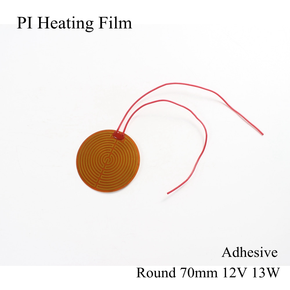 Round 70mm 12V 13W Polyimide Heater PI Heating Fil... – Grandado