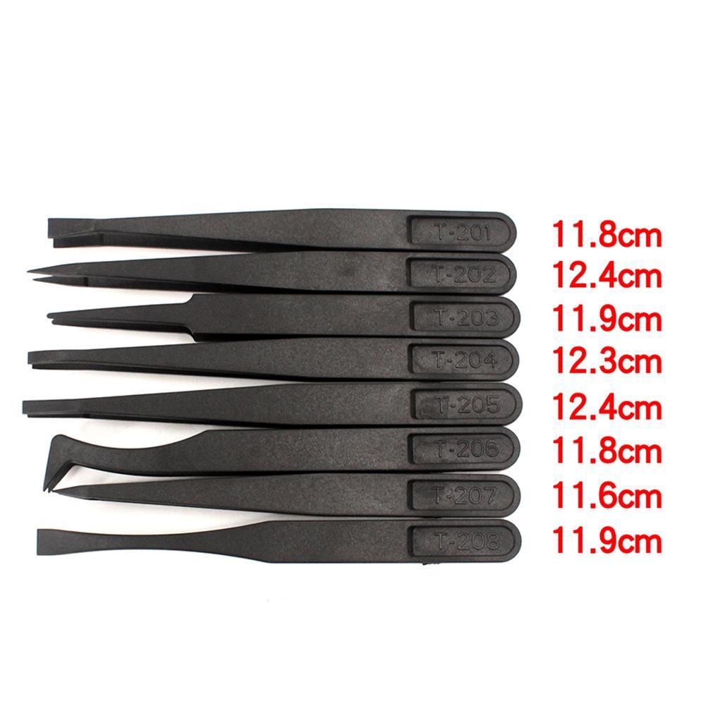 8 In 1 Electronic Tweezers Carbon Fiber Tweezers A... – Grandado