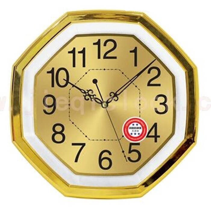 Chinese Luxury Wall Clock Silent Living Room Gold ... – Grandado