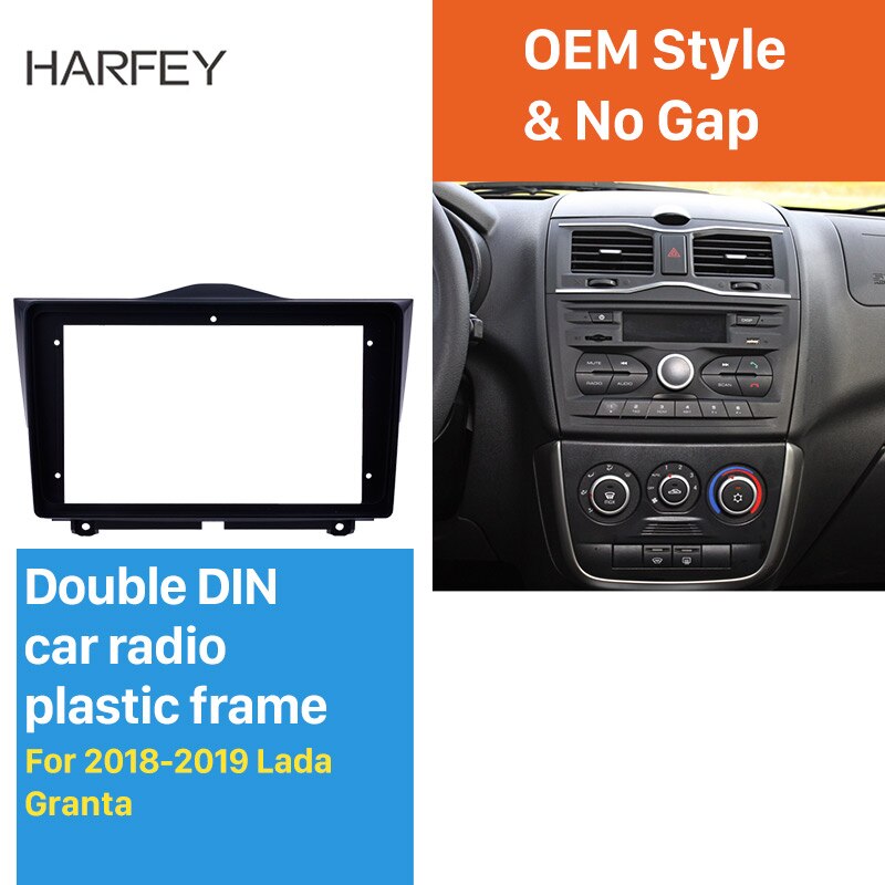 Harfey Car 2Din Auto Radio In Dash Fascia Stereo P... – Grandado