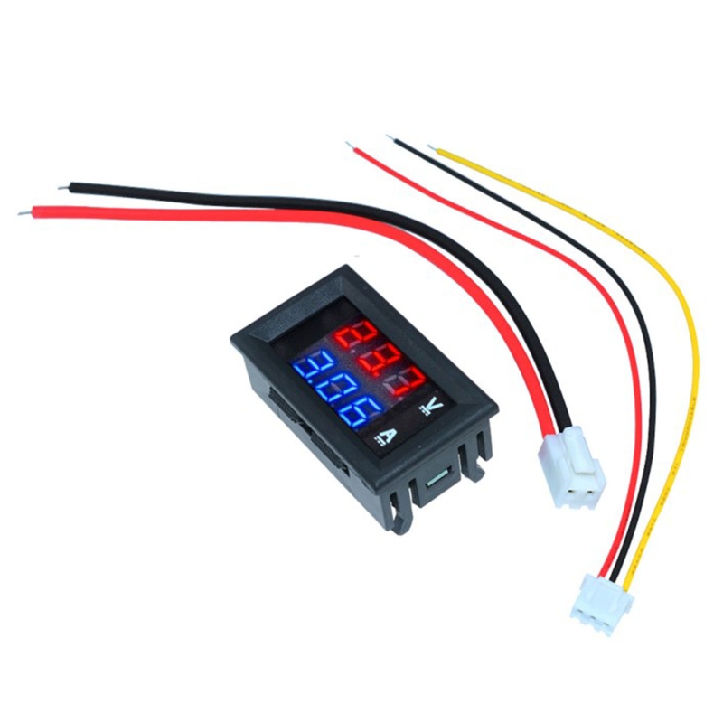 DC 100V 10A 0.28" Voltmeter Ammeter Blue + Re... – Vicedeal