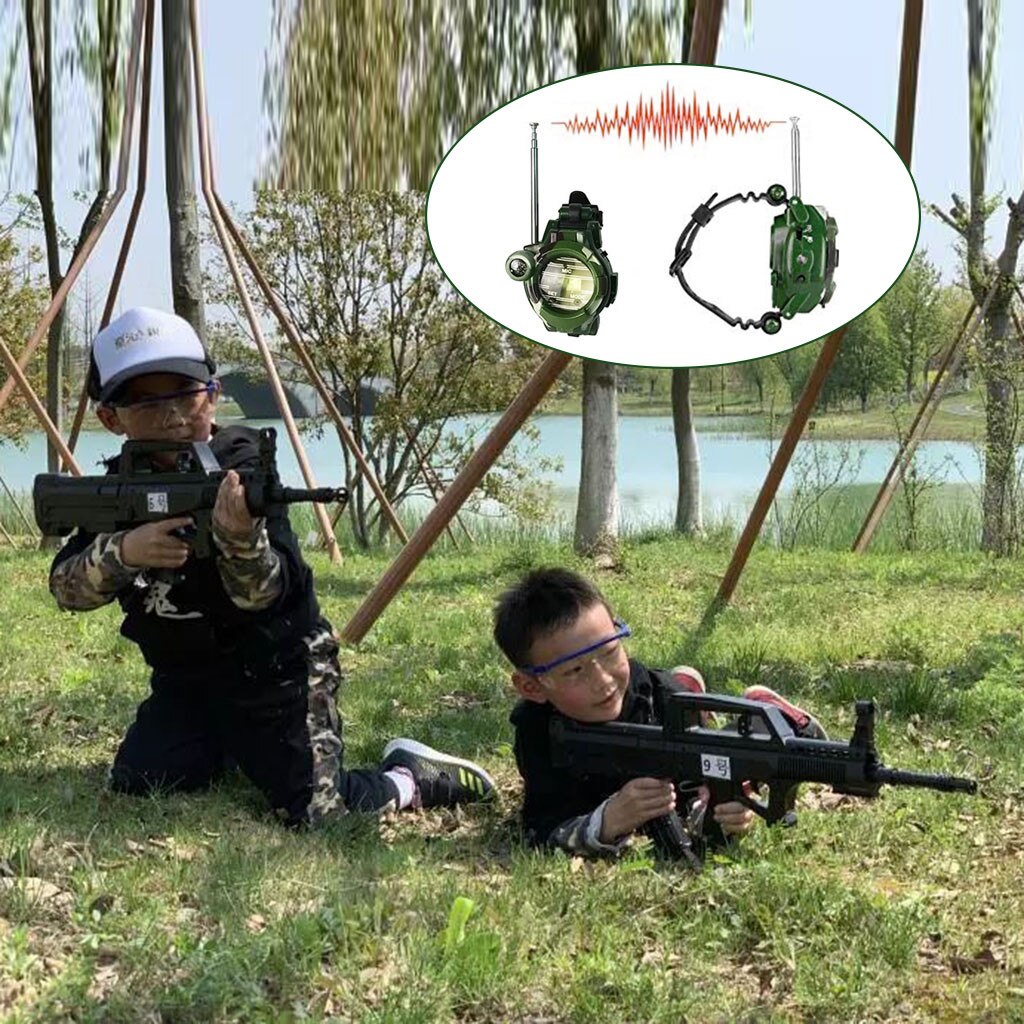 Paire de Mini walkie-talkie 7 en 1 pour enfants, R... – Grandado