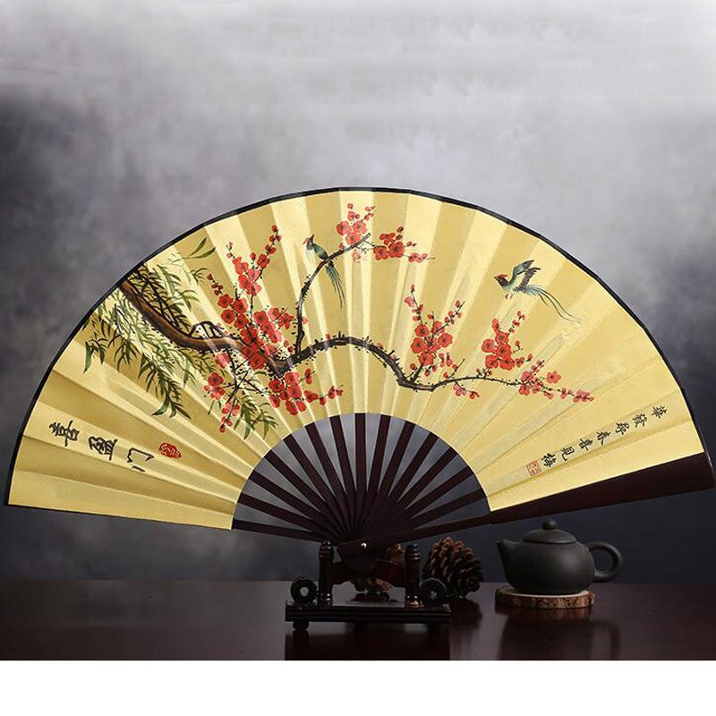 1 st kleur doek vouwen FAN 10 inch CHINESE schilde... – Grandado