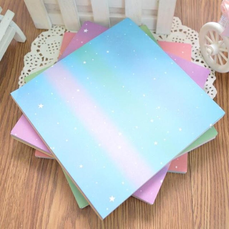 68 st origami färgat papper planet galax star seri... – Vicedeal