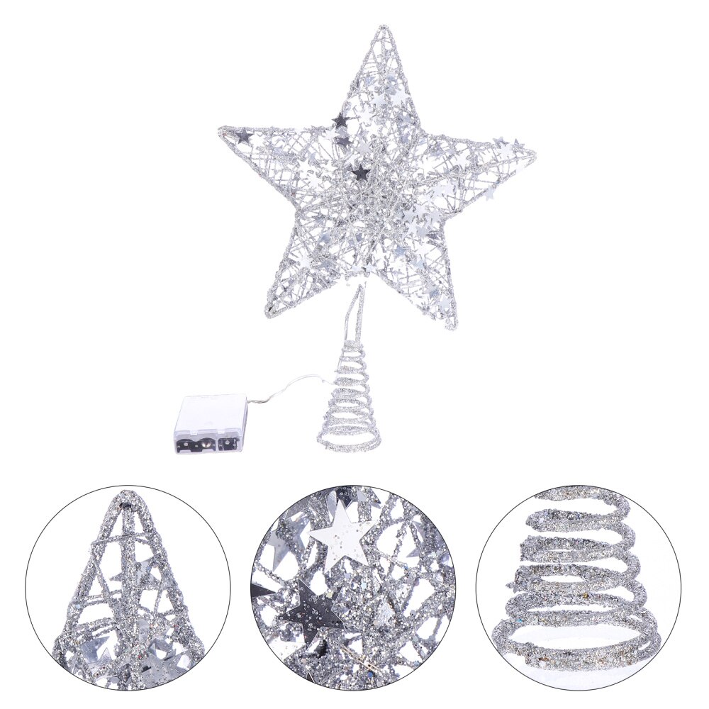 1Pc Christmas Tree Topper Decor Star Decor Prop Ho... – Grandado