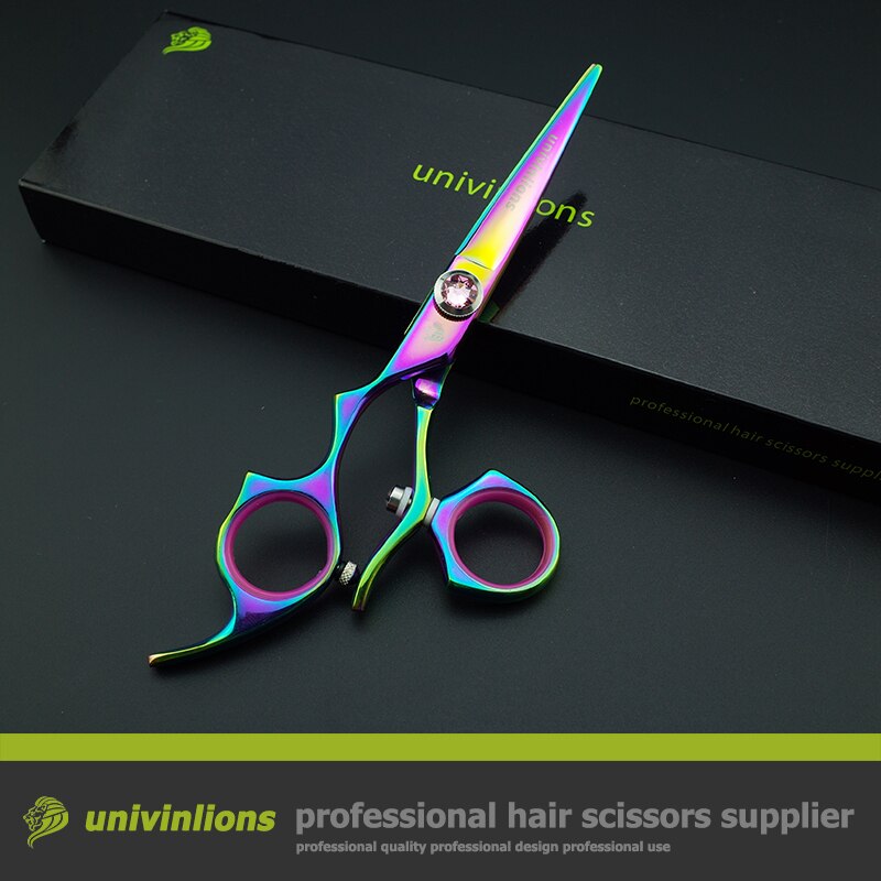 5.5" swivel left hand hair cutting shears rotary j... – Grandado