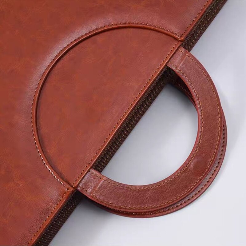 Map Manager Lederen A4 Document Houder Map Rekenma... – Grandado