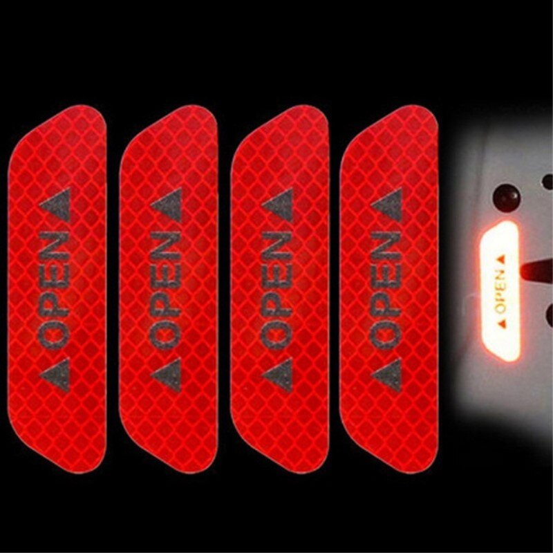 4Pcs 3D Super Reflecterende Stickers Auto Side Ope... – Vicedeal