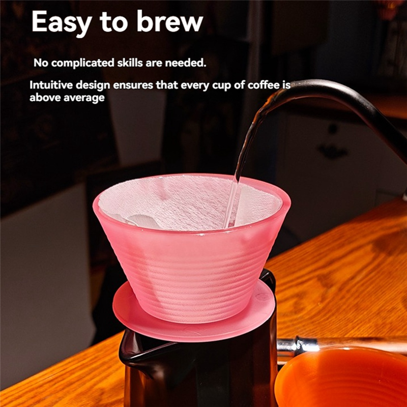A74G-Pour Over Coffee Dripper Filters Cups Hand Po... – Grandado