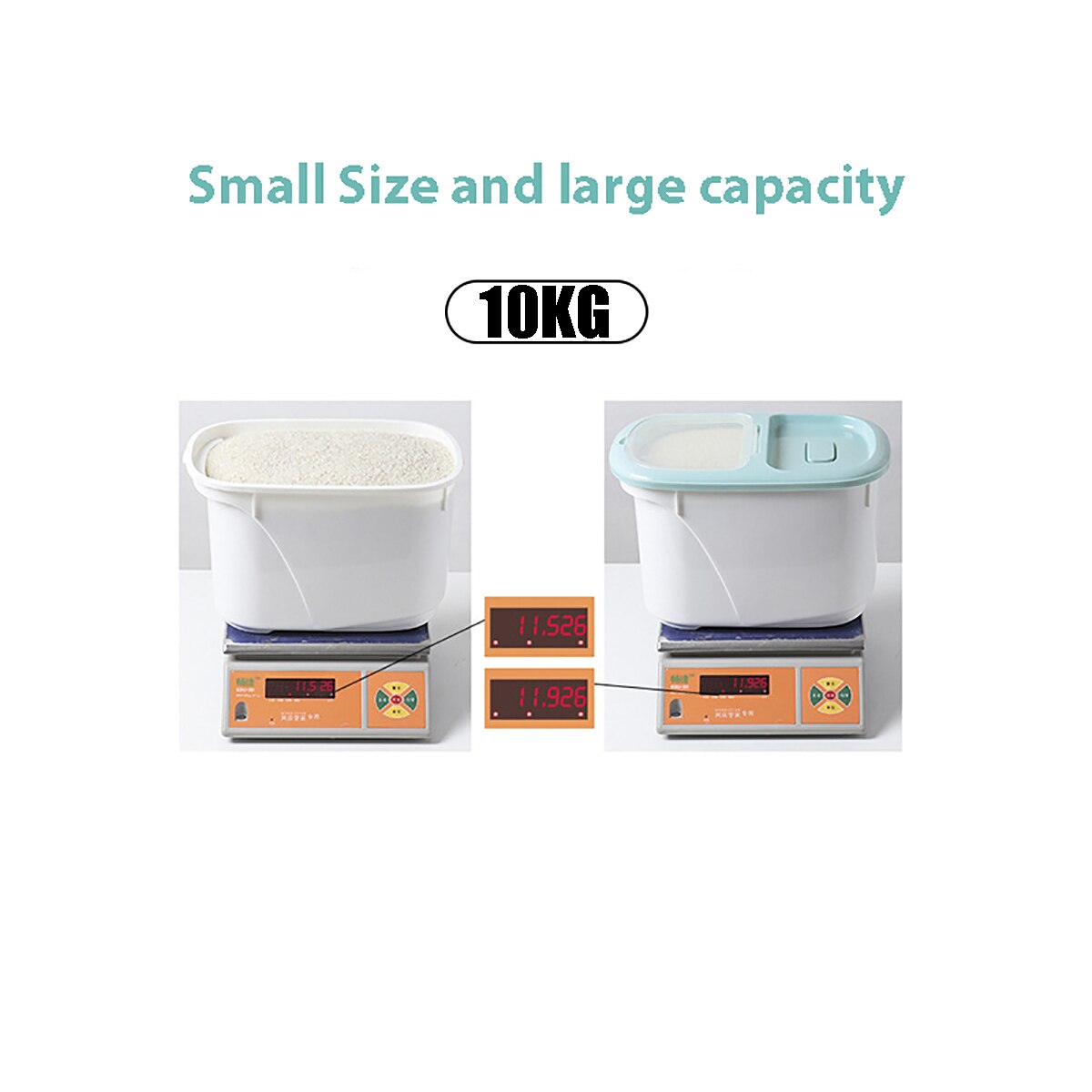 Rice Container Dispenser Measuring Cup Food Storag... – Grandado
