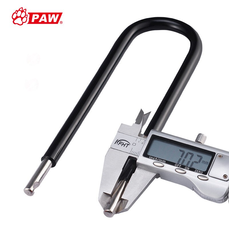 PAW Padlock U-Shaped Password Lock Bicycle Five-Di... – Grandado