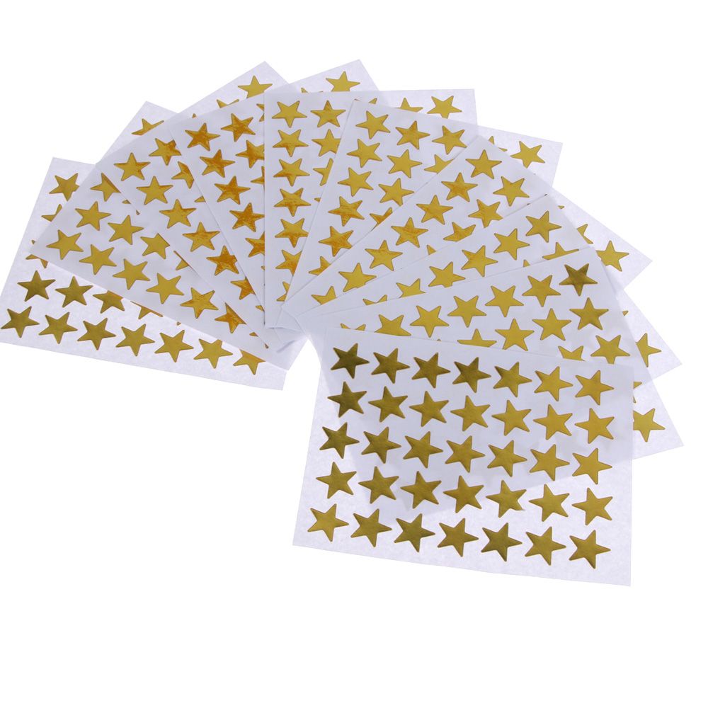 10pcs/pack Mini Gold Color Star Stickers Teacher L... – Vicedeal