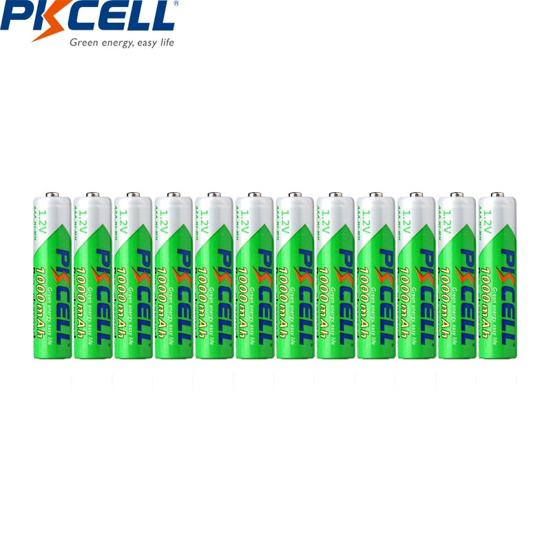 12PC PKCELL AAA battery 1.2V NIMH aaa rechargeable... – Vicedeal