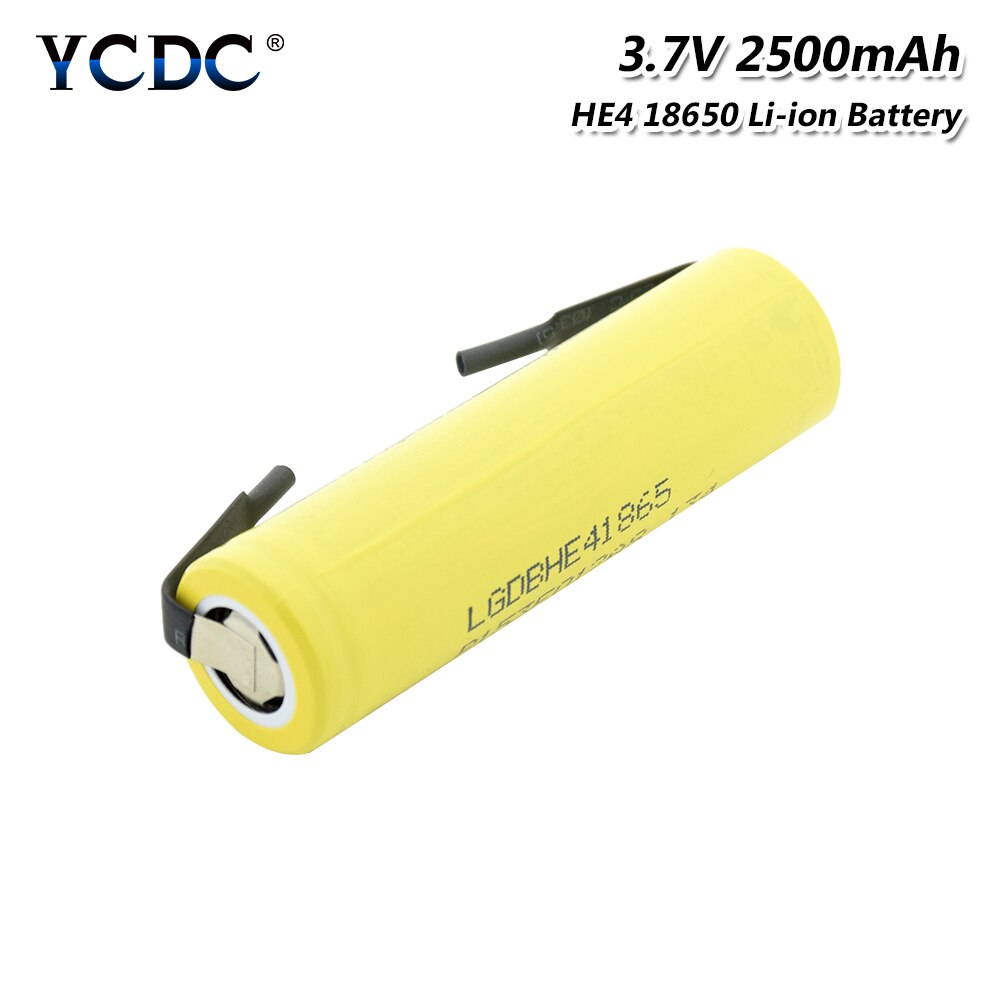 Sales 2Pcs 18650 HE4 Battery 2500mAh Li-lon Lithiu... – Grandado