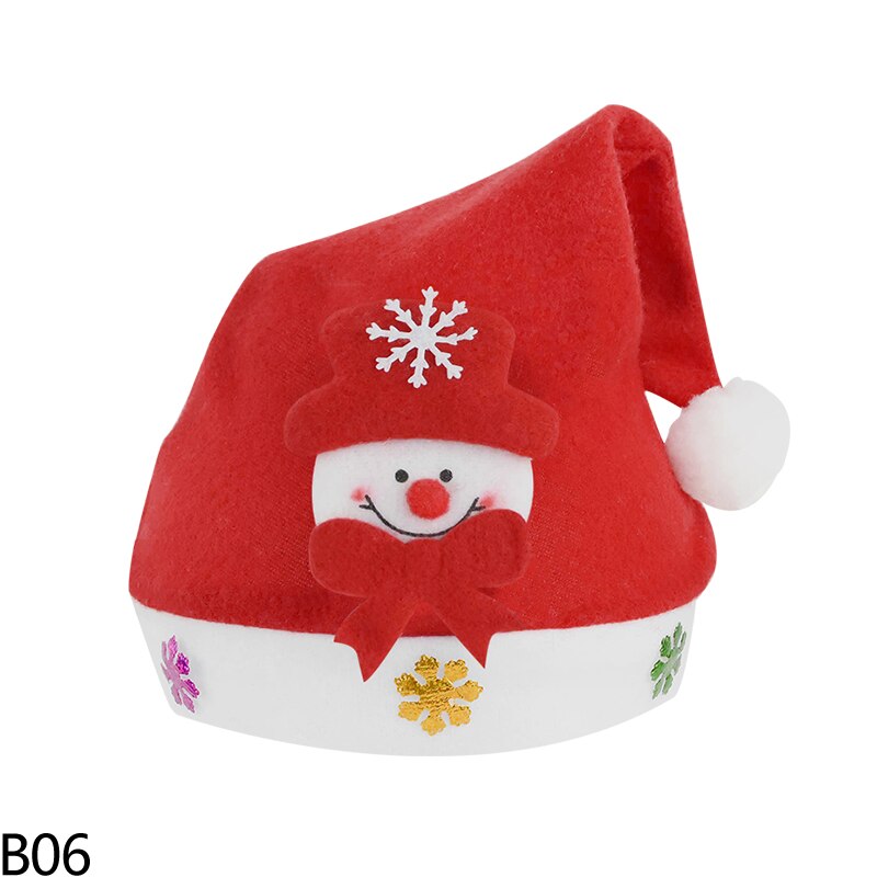 1Pc Style Christmas Hat Year Festival Adult Kid Sa... – Grandado