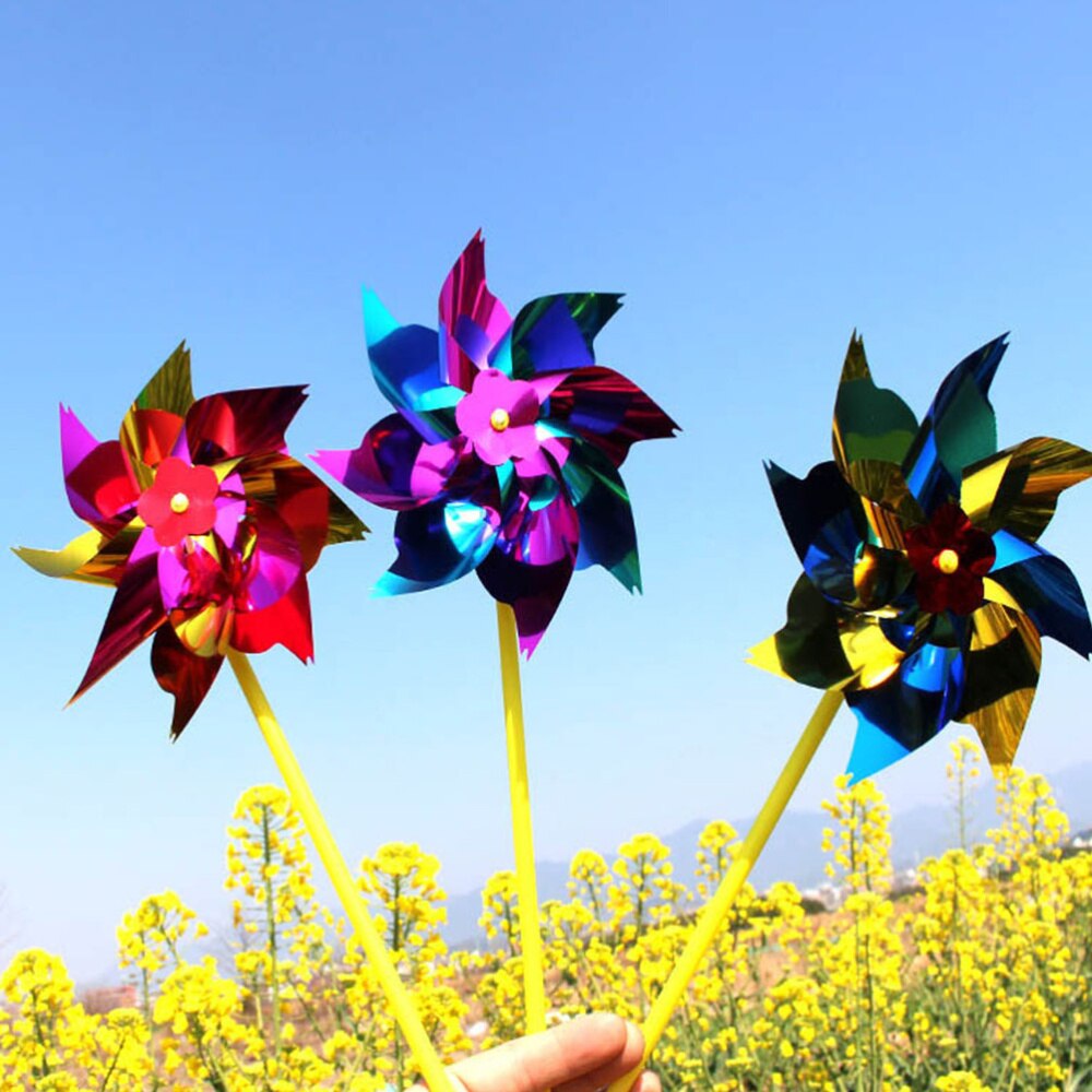 40pcs DIY Colorful Pinwheel Small Windmill Set Bea... – Grandado