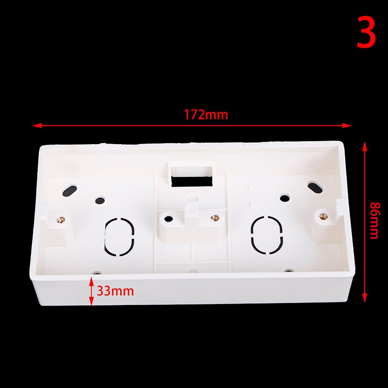 External Mounting Switch Box 86 Type Double Switch... – Grandado