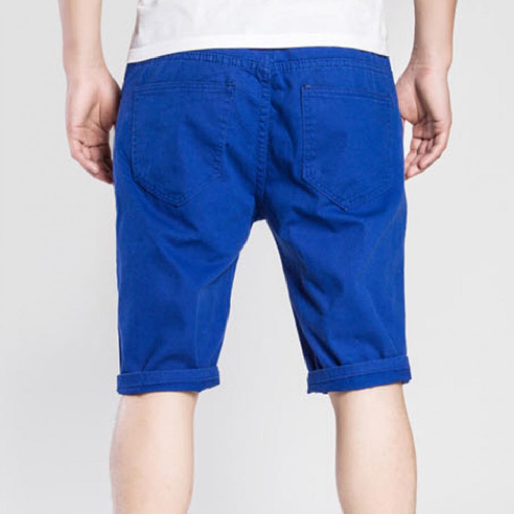 Men Shorts Jeans Hiphop Mid Waist Men Boy Skinny R... – Grandado