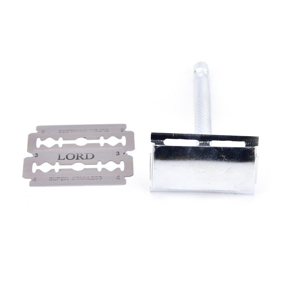 1Set Stainless steel Men Double Edge Blade Shaving... – Grandado