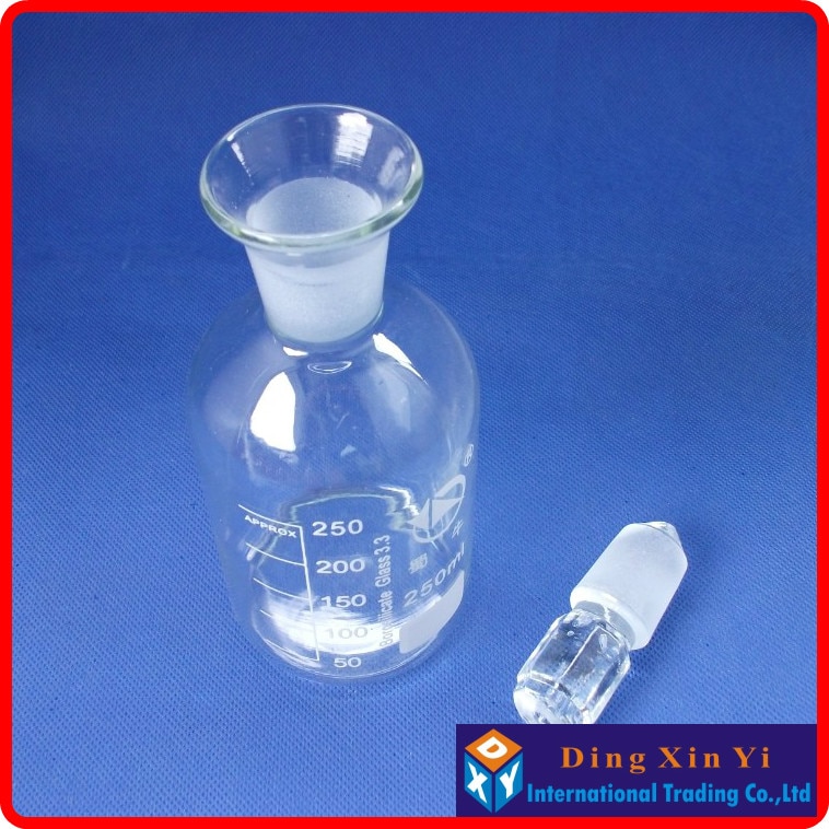 250ml Dissolved oxygen bottle,Laboratory use glass... – Vicedeal