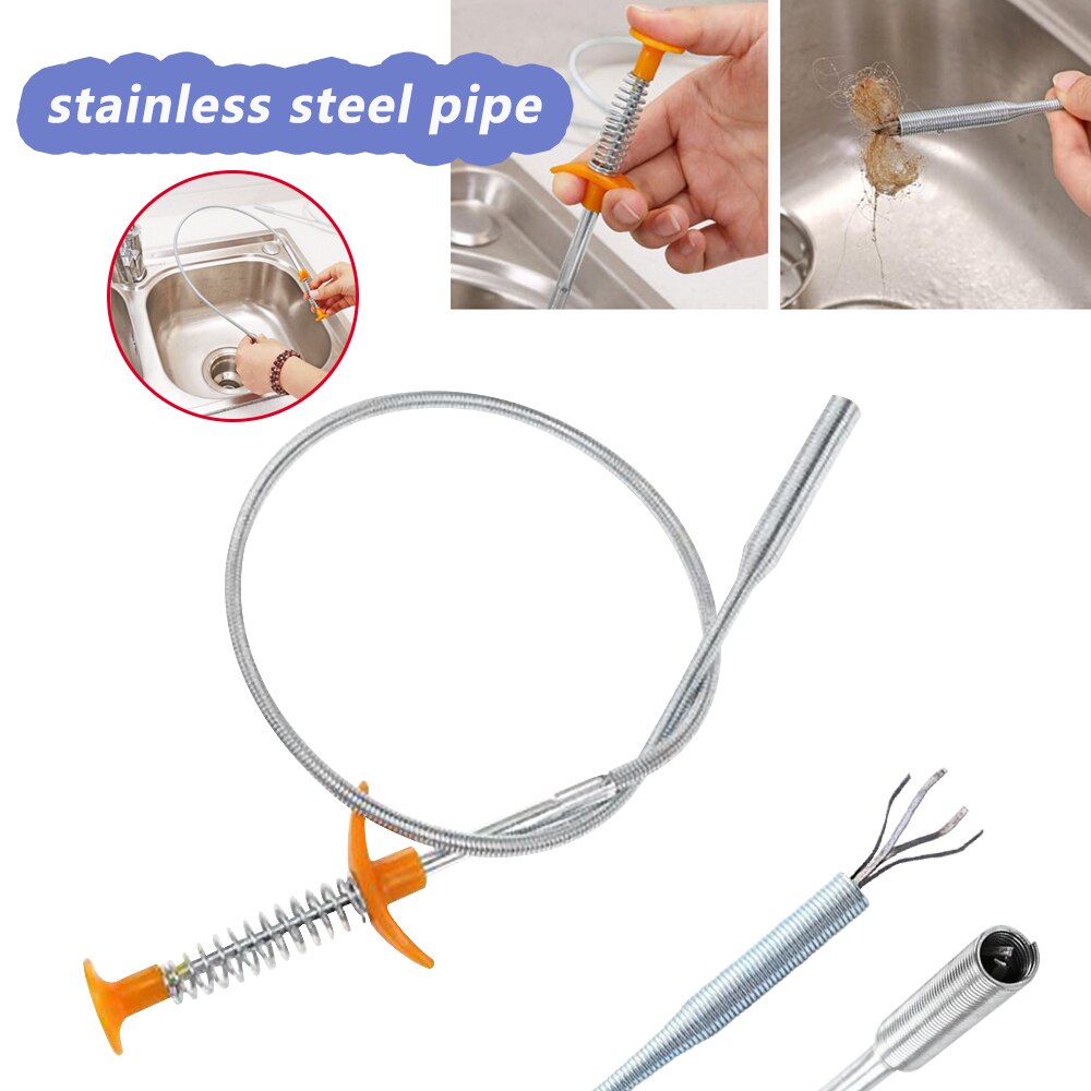 60CM Bathroom Spring Sewer Kitchen Sink Cleaning H... – Vicedeal