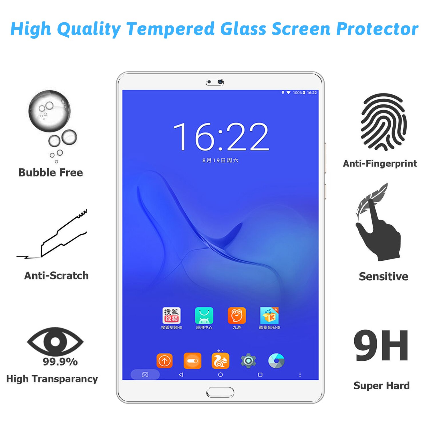 Voor Teclast T8 Screen Protector 8.4 "Hd Clear, An... – Grandado