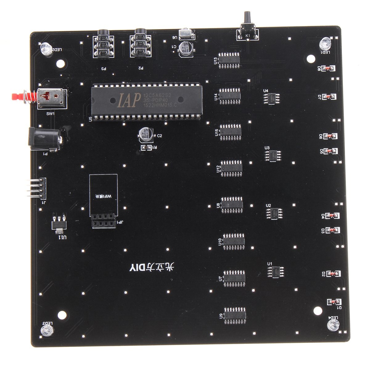 LEORY DIY 3D LED Light Cube Kit Wi-Fi Connected AP... – Grandado