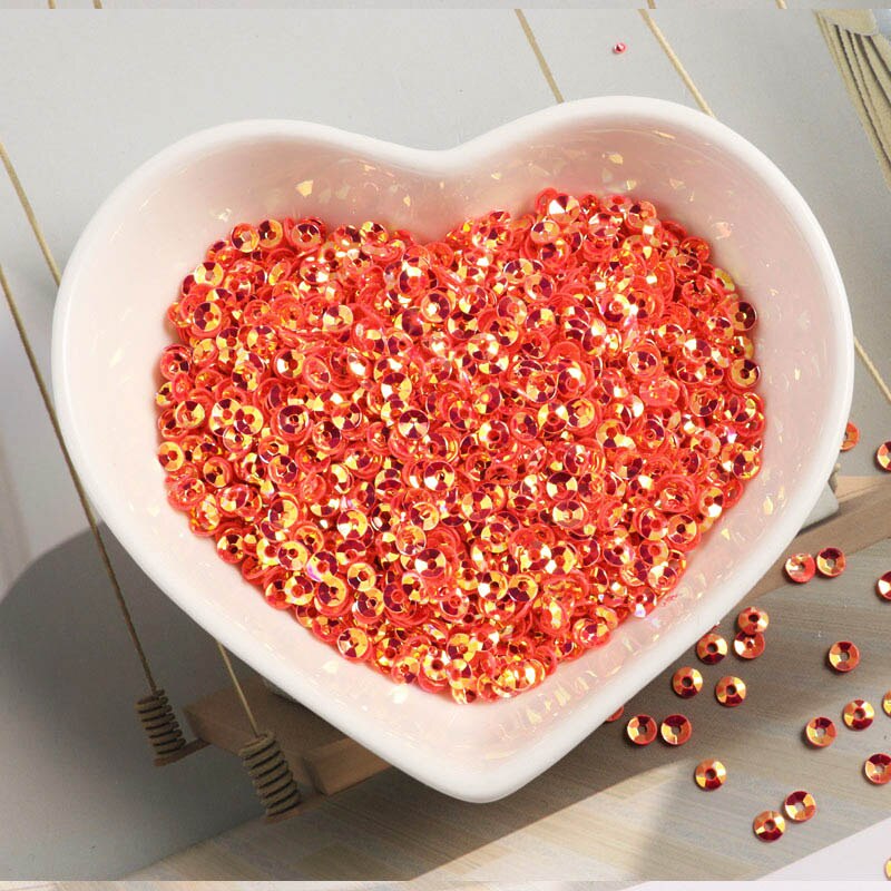 3mm guld lätta konkava pvc bulk paljetter klädtill... – Grandado