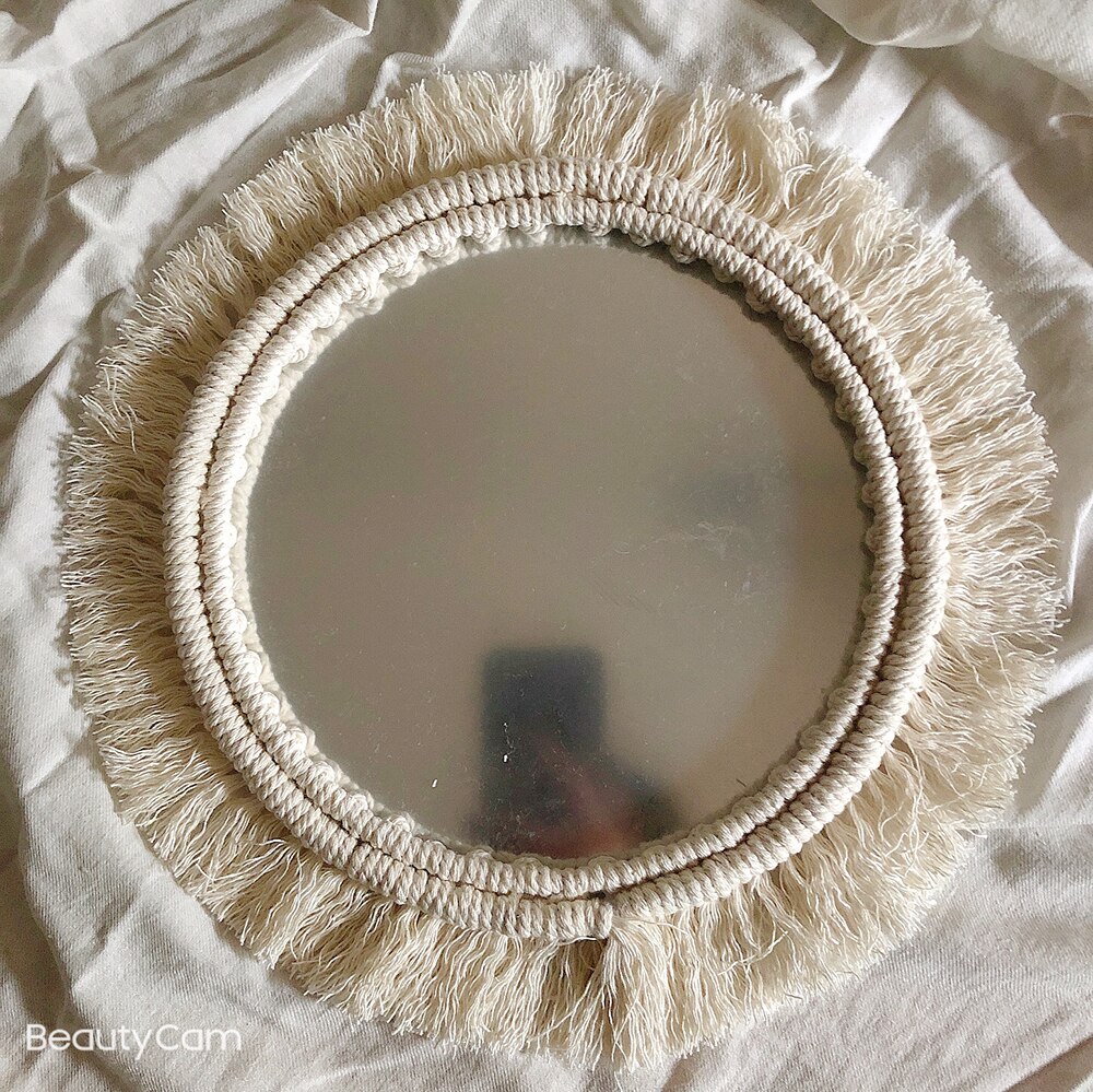 2 Piece Set Round Handmade Cotton Rope Woven Decor... – Grandado