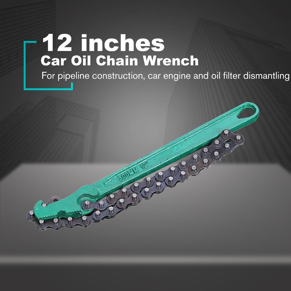 8/12/15Inch Car Oil Chain Wrench Oil Filter Remove... – Vicedeal
