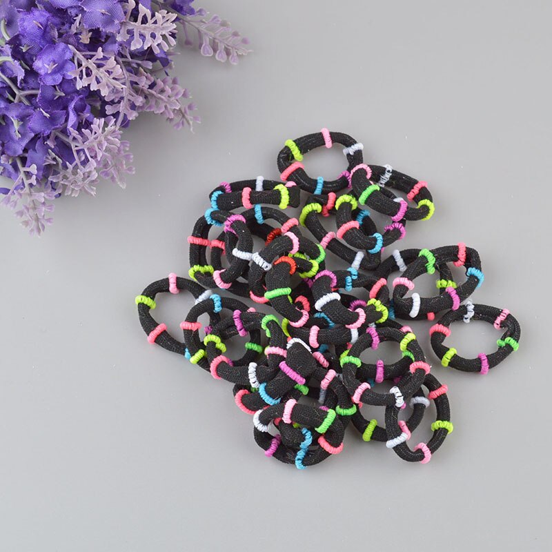 50pcs/lot Kids Girls Elastic Hair Bands Seamless T... – Grandado