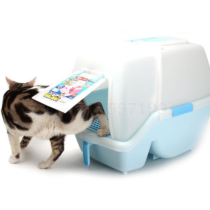 Cat litter box Fully-enclosed hemp potato cat toil... – Grandado