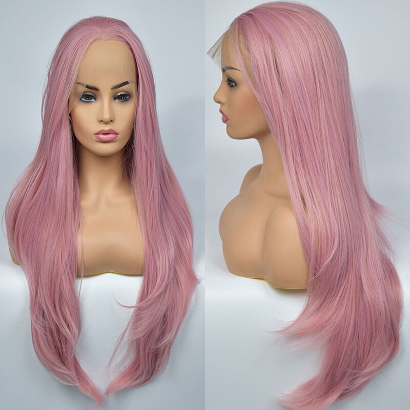 Bombshell Mix Pink Natural Straight Synthetic Hair... – Vicedeal