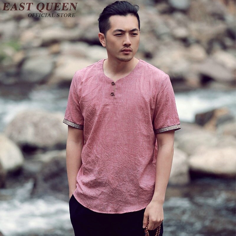 Short Sleeve Tang Suit Top Men Kung Fu Tai Chi Uni... – Grandado