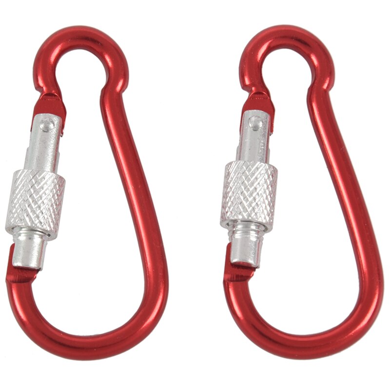 2Pcs Aluminum Climbing Screw Locking Snap Carabine... – Grandado