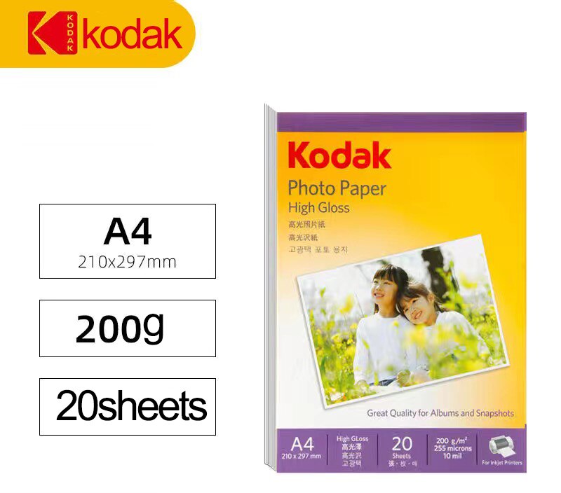 Kodak High Gloss Photo Paper 5-inch 6-inch 7-inch ... – Grandado