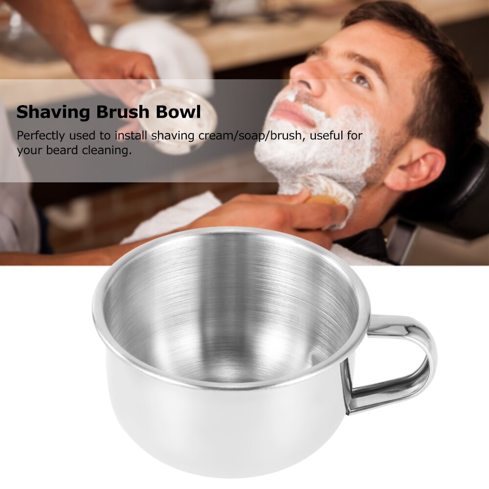 Stainless Steel Shaving Bowl Cup Shaving Razor Con... – Grandado