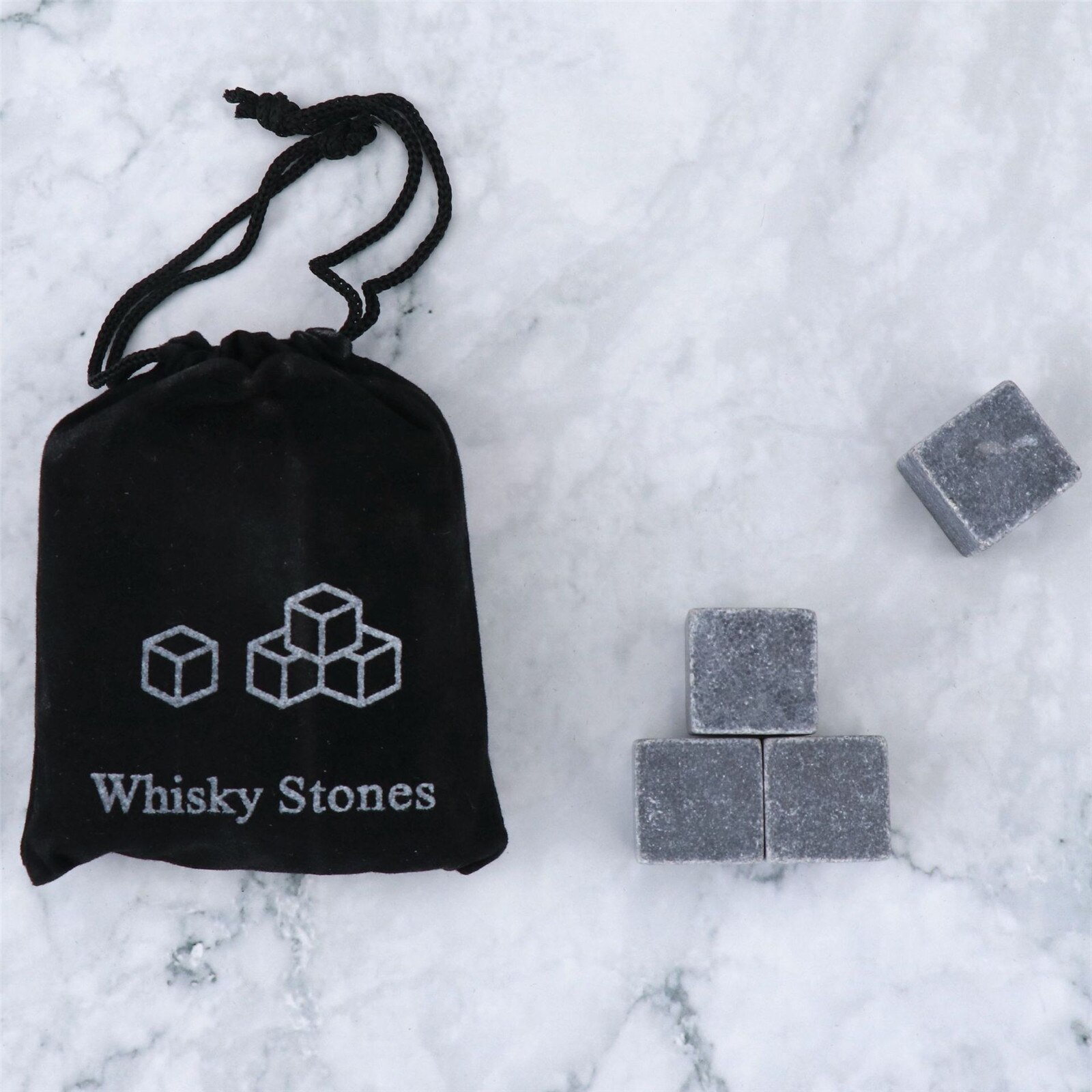 Cooler Whisky Stones Ice Cube Rock Granite Christm... – Vicedeal