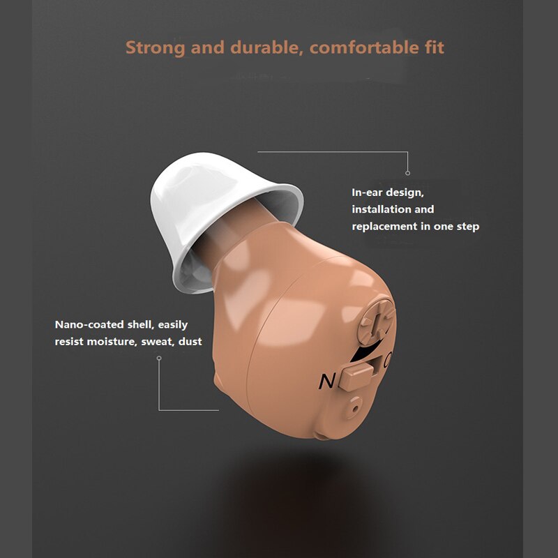 CIC Hearing Device Super Mini Ear Hearing Aid Soun... – Grandado