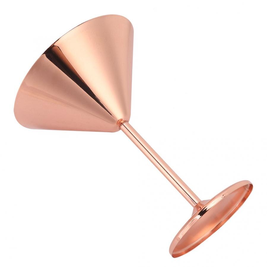 220ml Rose Gold Stainless Steel Cocktail Glass Cha... – Vicedeal