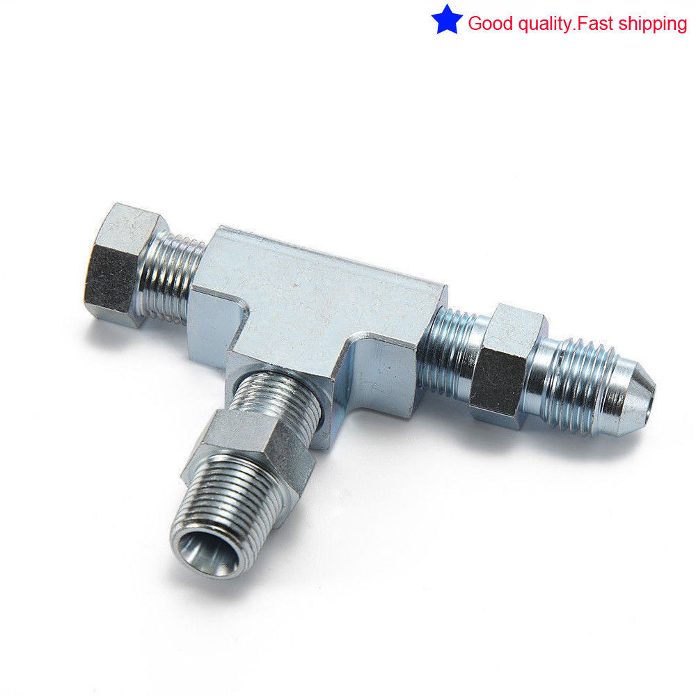 1/8 "NPT tot 4AN Adapter Fitting Tee 3 Way & Plug ... – Grandado