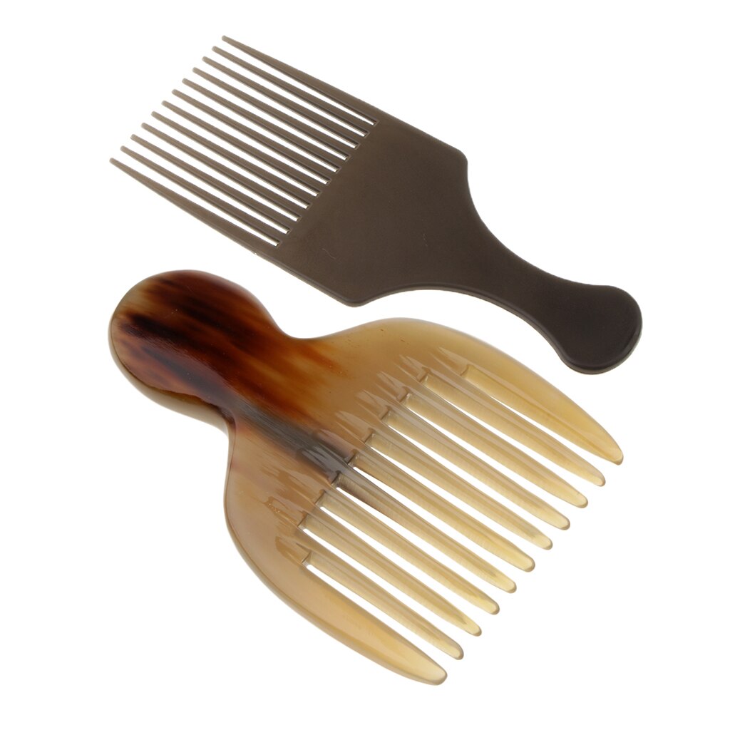2x afro kam hårborste frisör styling antistatisk h... – Grandado
