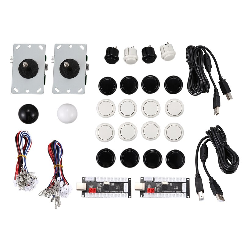 2 Players DIY Arcade Kit USB Encoder USB to Joysti... – Vicedeal