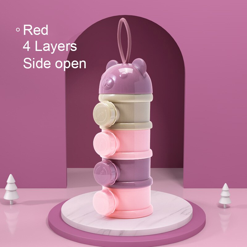 3/4 Layer Milk Powder Box Snack Container Portable... – Grandado