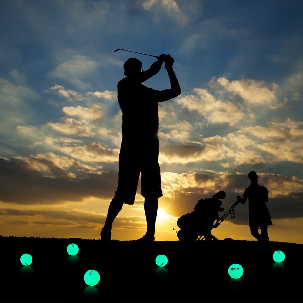 1 Set Light Up Night Glowing LED Golf Ball Luminou... – Grandado